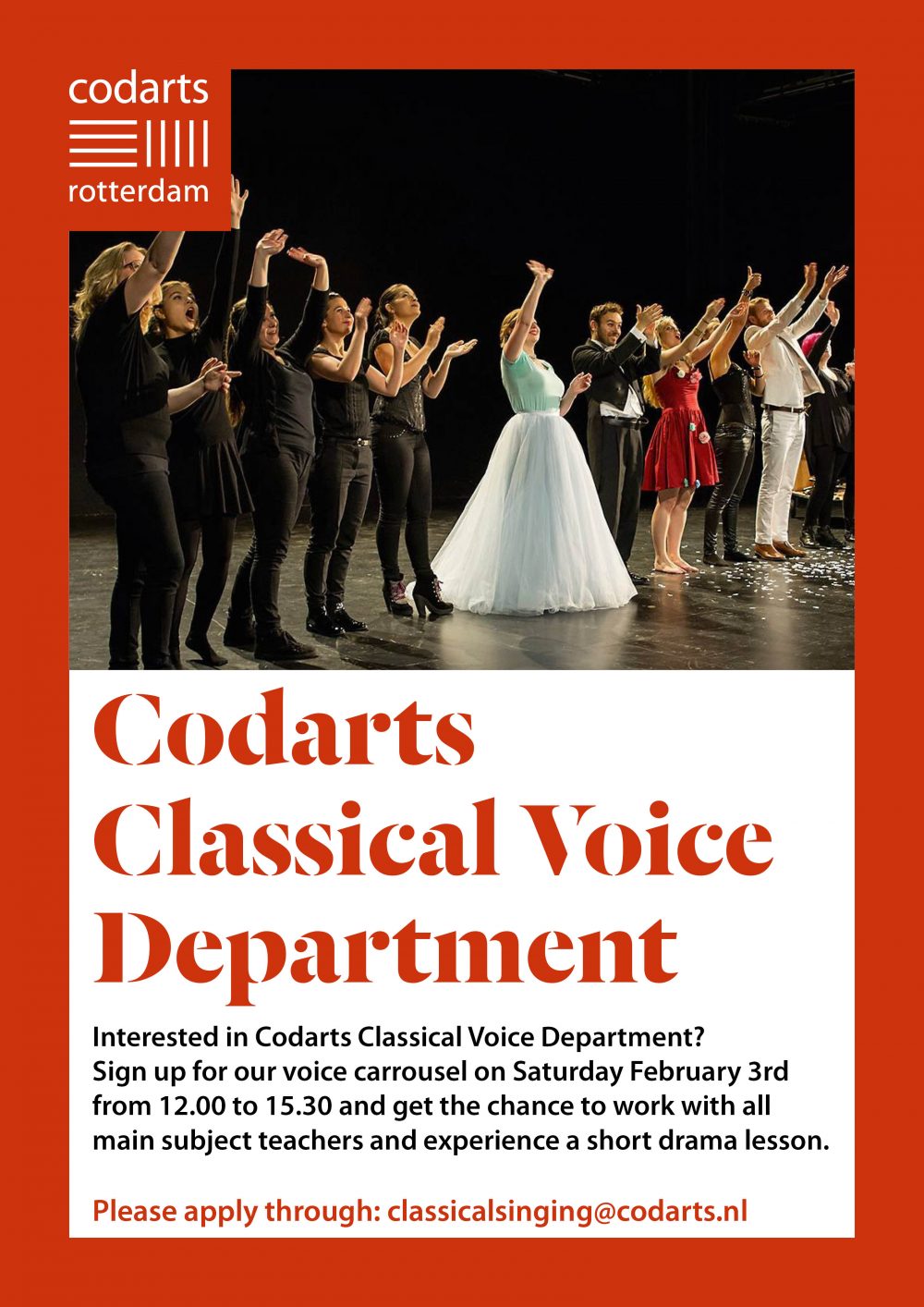 Voice carrousel Codarts Rotterdam this February - Charlotte Riedijk